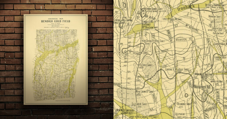 Eaglehawk gold maps - Historical Gold Maps
