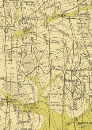 Bendigo Historical Gold Map