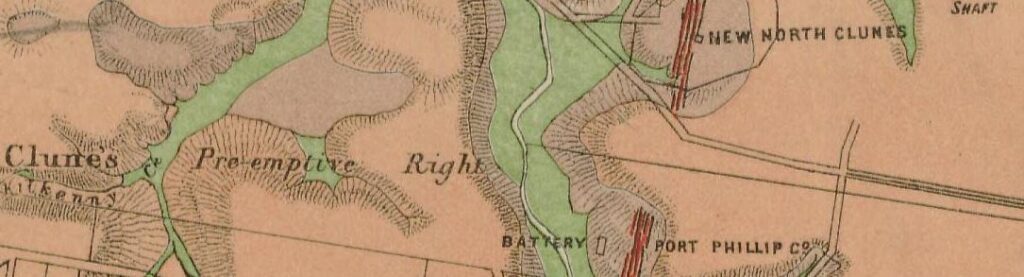 Clunes gold maps - Historical Gold Maps