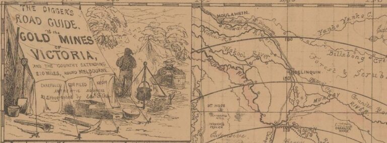 Historical gold maps of the Victorian Goldfields