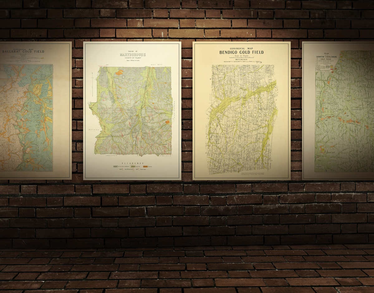 Bundle – Victorian Historical Gold Maps - Historical Gold Maps