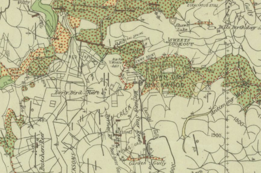 Blackwood gold maps - Historical Gold Maps