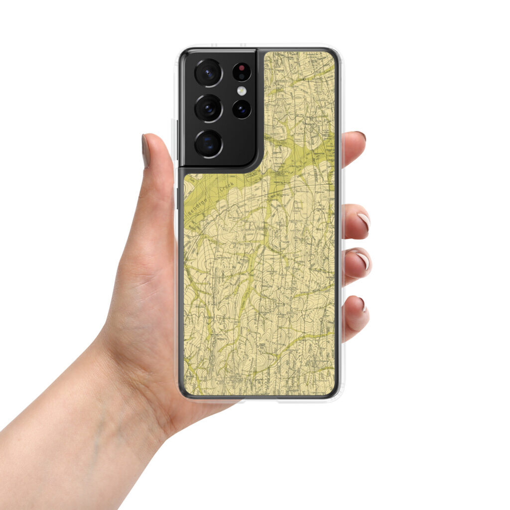 Bendigo Historical Goldfields Map – Samsung Phone Case - Historical ...