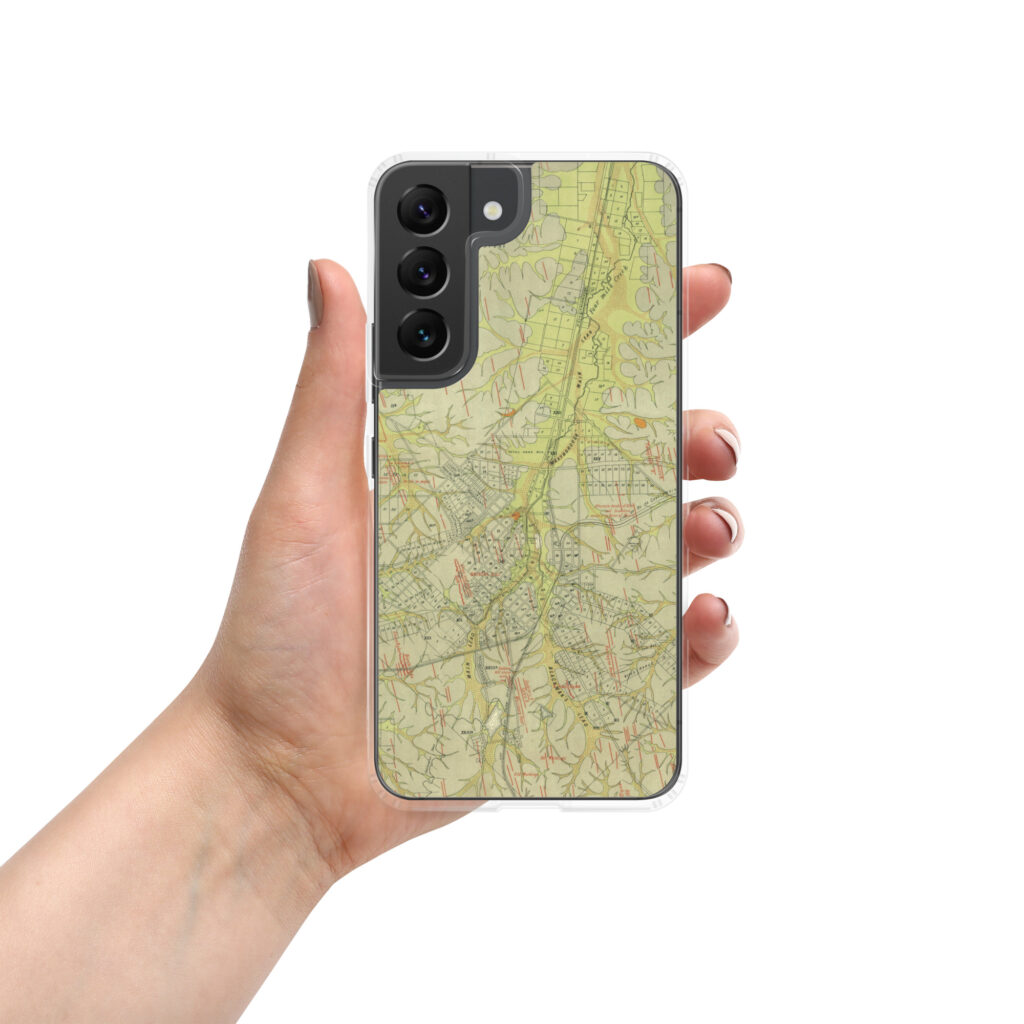 Maryborough Historical Goldfields Map – Samsung Phone Case - Historical ...