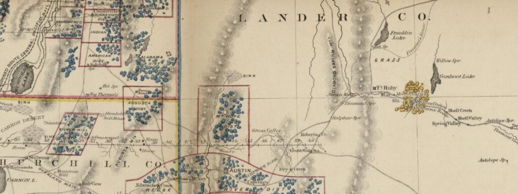 Nevada gold maps - Historical Gold Maps