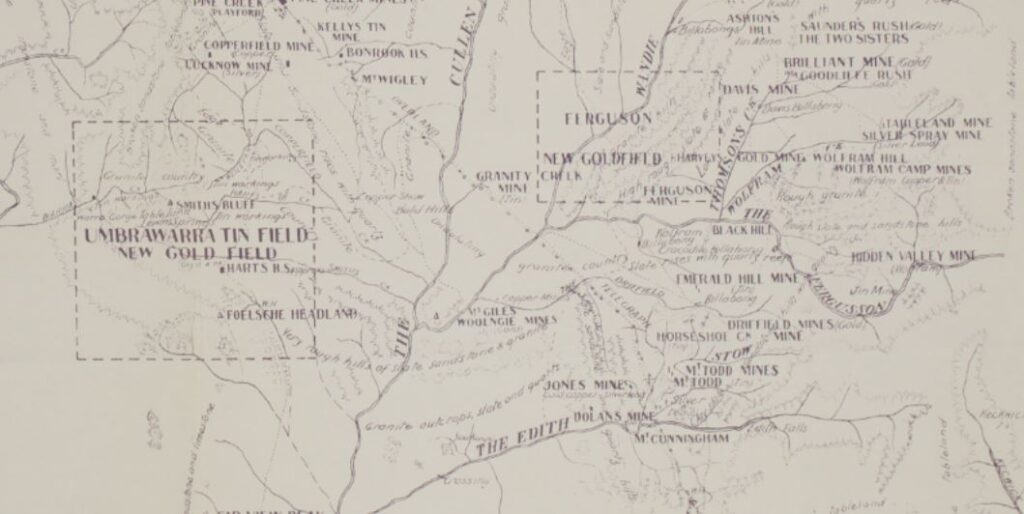 Historical gold maps of the Northern Territory Goldfields - Historical ...