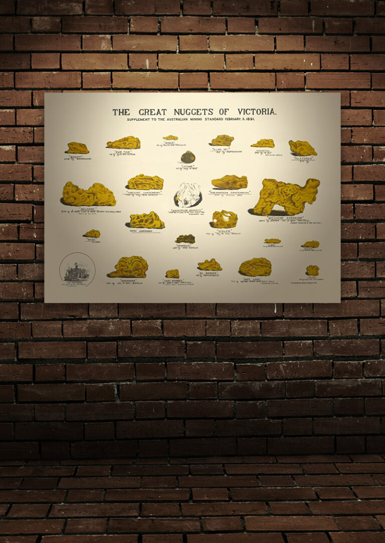 Black Hill Quartz Mining Company, Ballarat - Historical Gold Maps